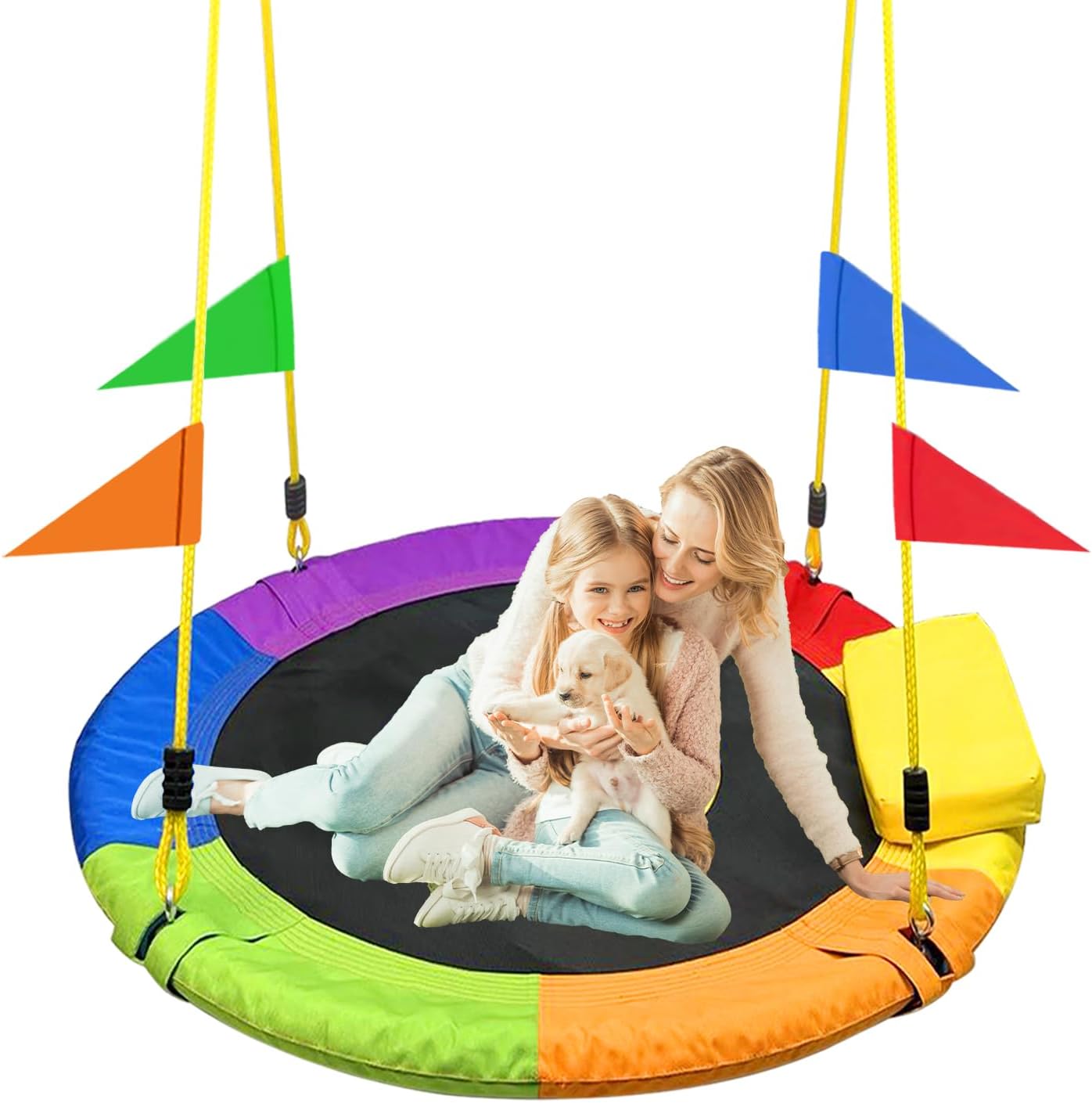 Amazon.com: 40 Inch Tree Swing,Spider Web Tree Swing,850Lb Weight ...