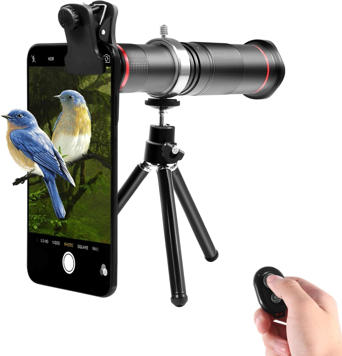 Amazon.com: High Power 48X HD Phone Telephoto Lens，Phone Camera ...