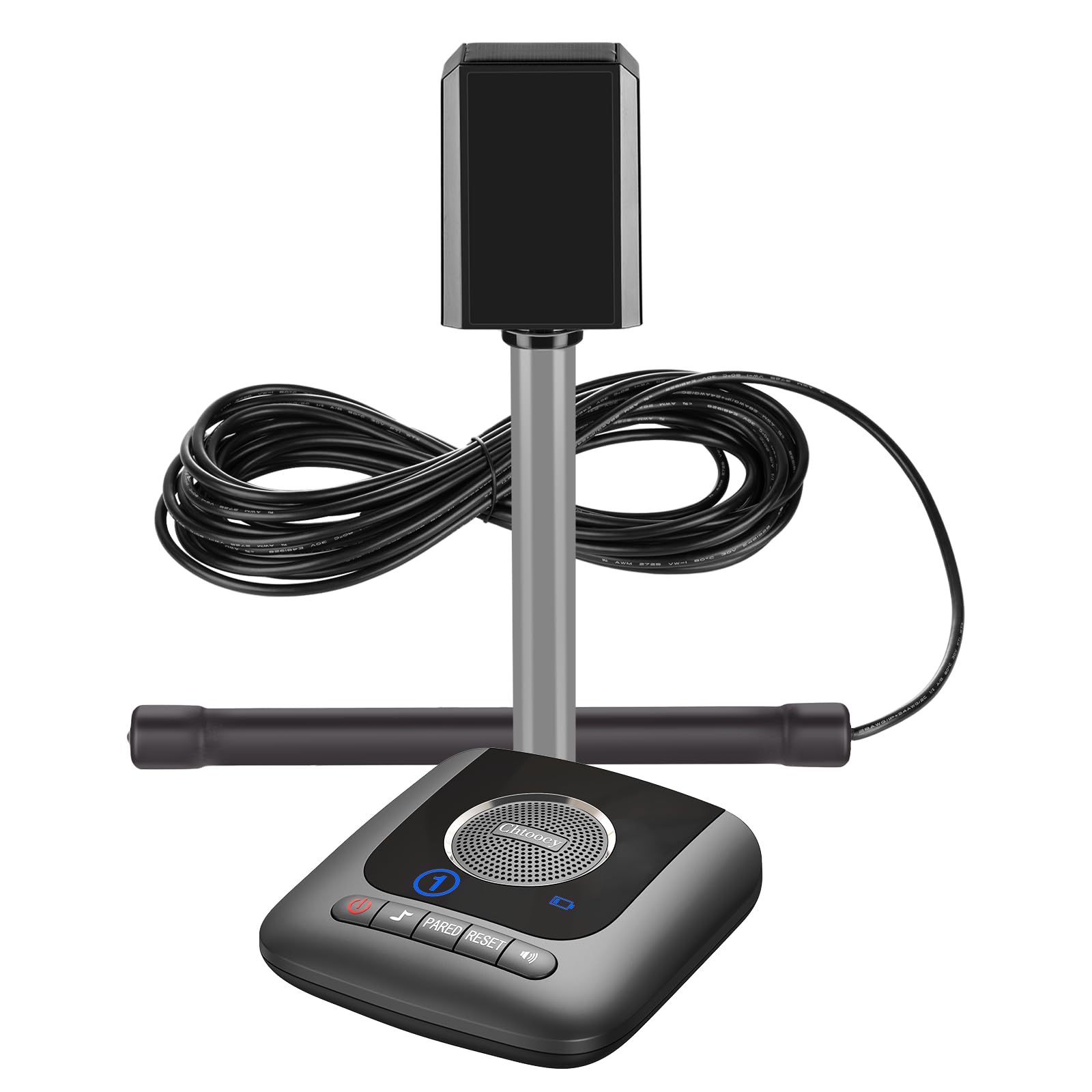 Amazon.com: Chtoocy Solar Wireless Driveway Alarm Sensor 1/2 Mile ...