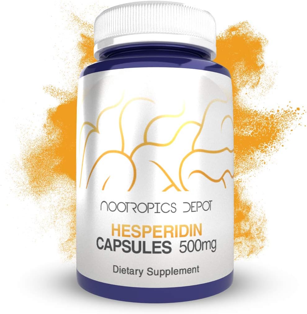 Amazon.com: Hesperidin Capsules | 500mg | 60 Count | 90% Extract ...