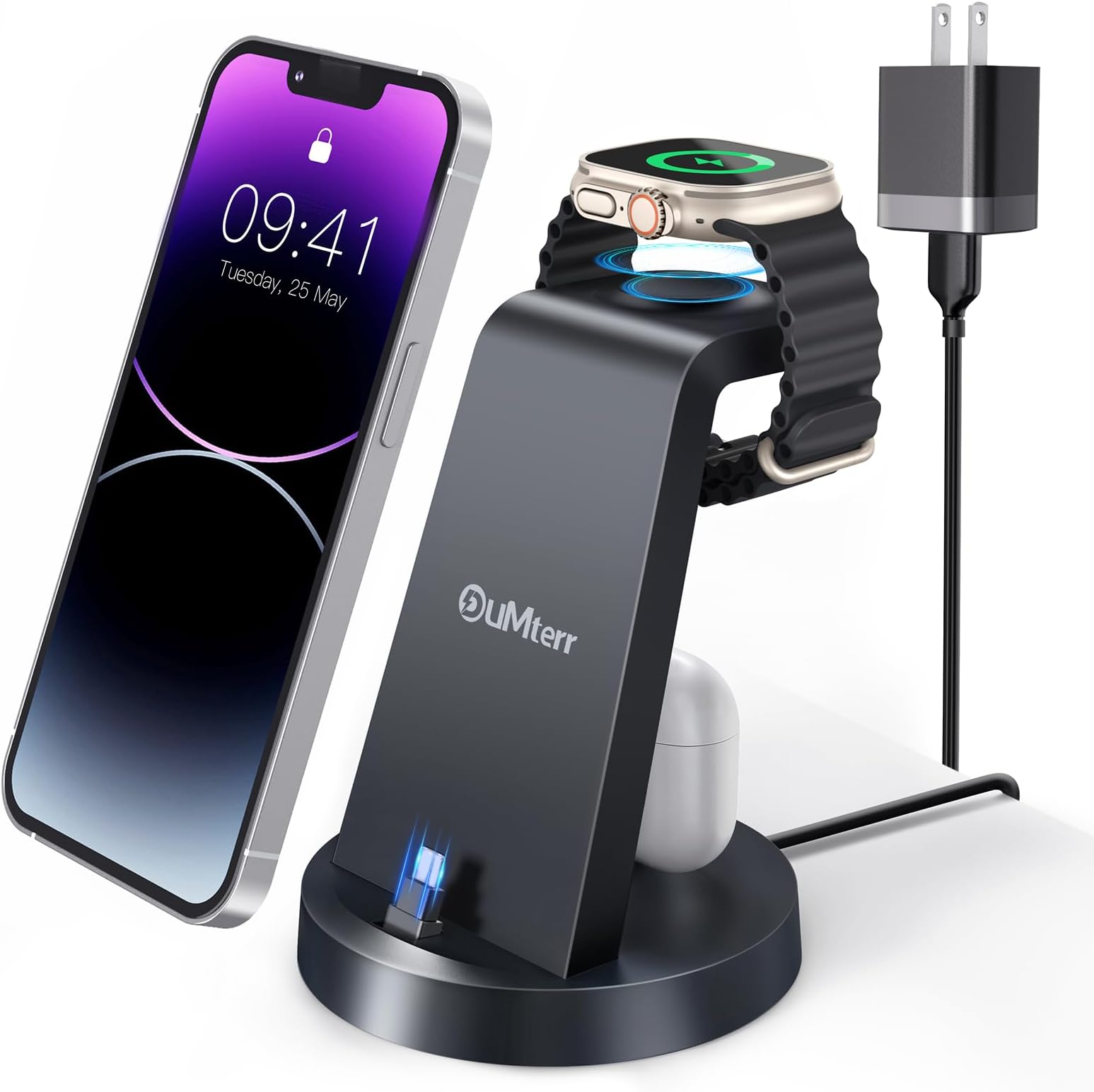 Amazon.com: 48W Super Fast 3 in 1 Charging Station for Apple Devices ...