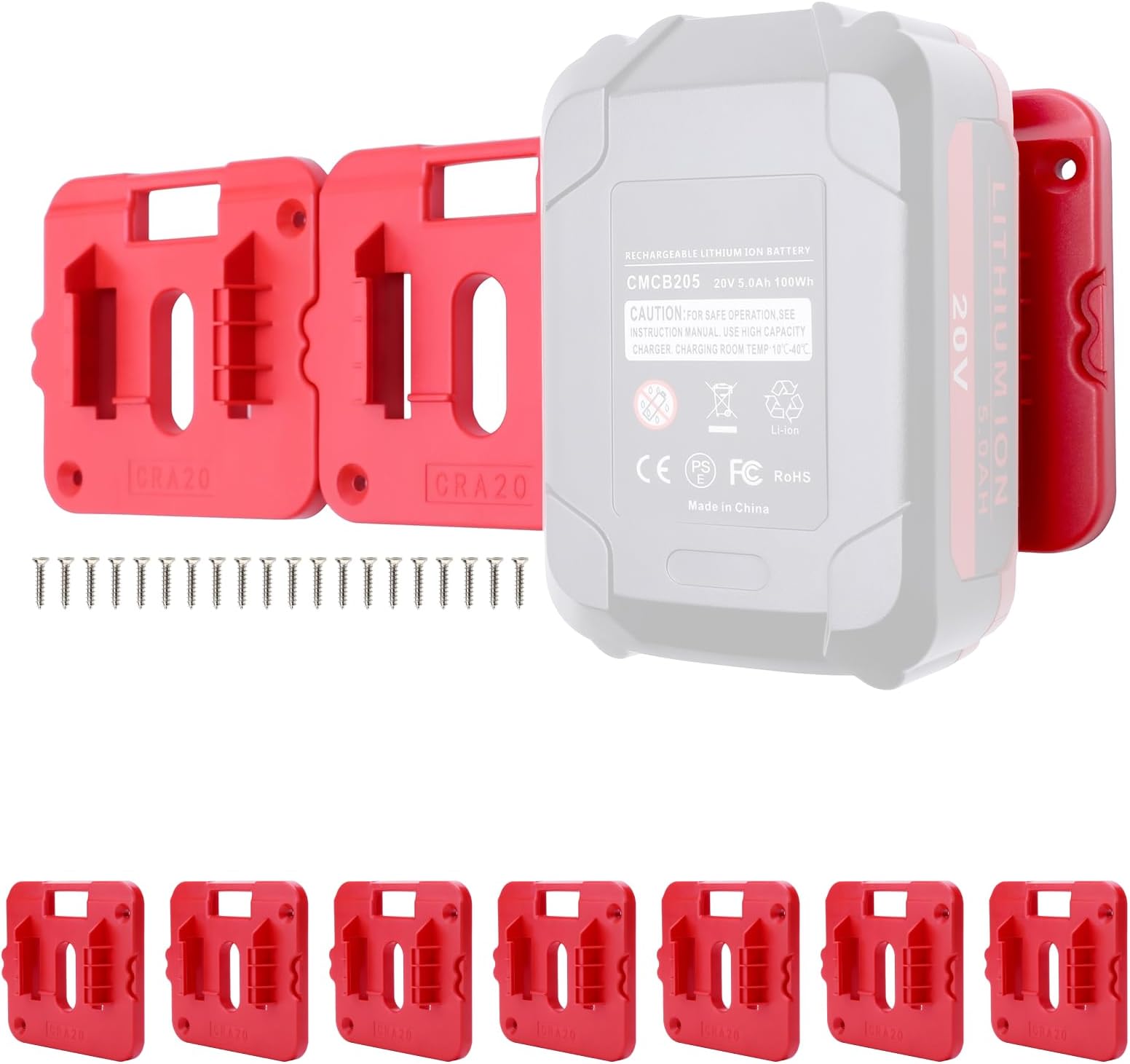 Amazon.com: Tulepowceeng 10 Pack Battery Holder Compatible with ...