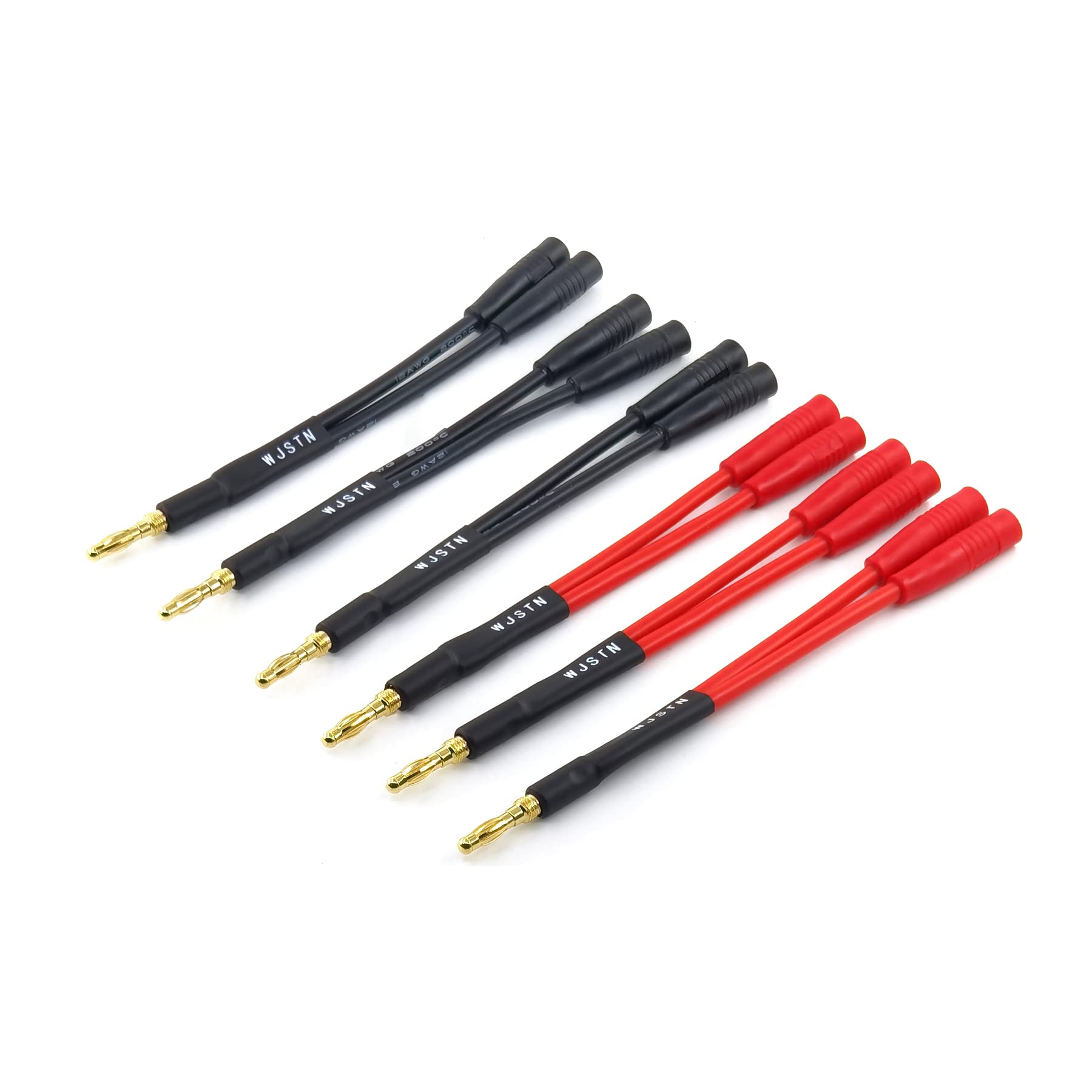 Snapklik.com : WJSTN Banana Plug To 2-Female 4mm Banana Jack Socket ...
