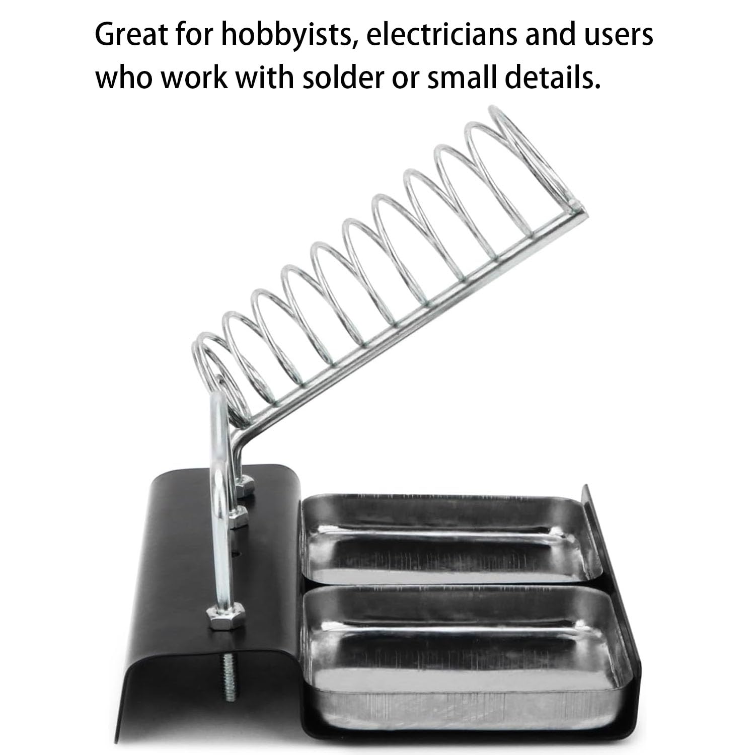 Snapklik.com : Double Metal Base Soldering Iron Gun Holder Stand Kit ...