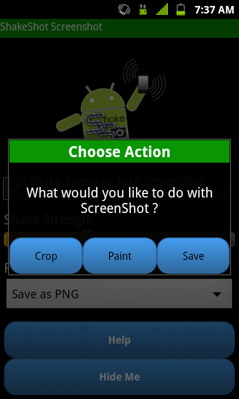 Screenshot No Root ShakeShot - App on Amazon Appstore