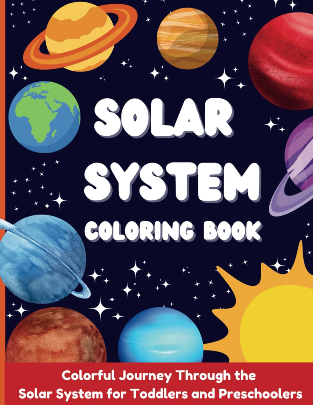 Amazon.com: Solar System Coloring Book: Colorful Journey Through the ...