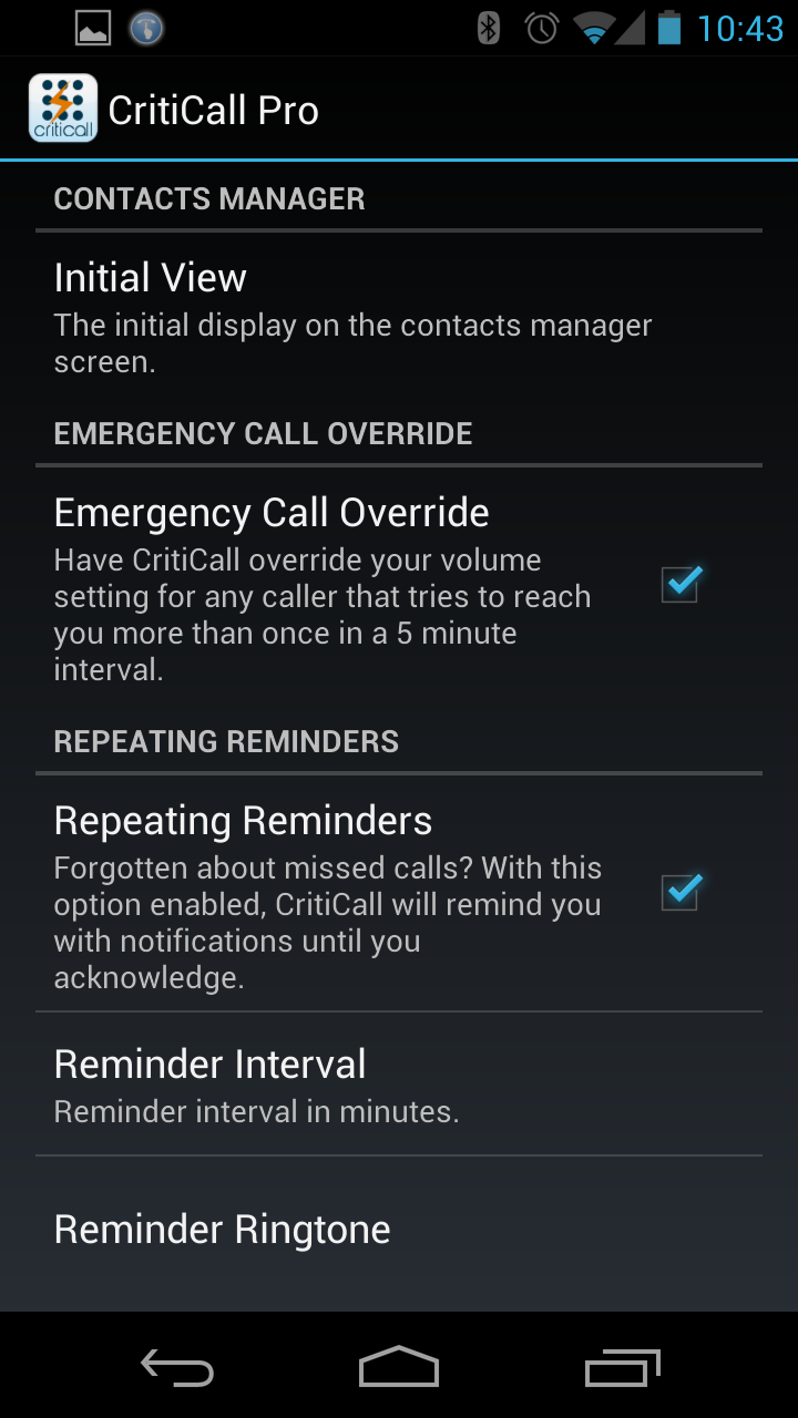 CritiCall - App on the Amazon Appstore