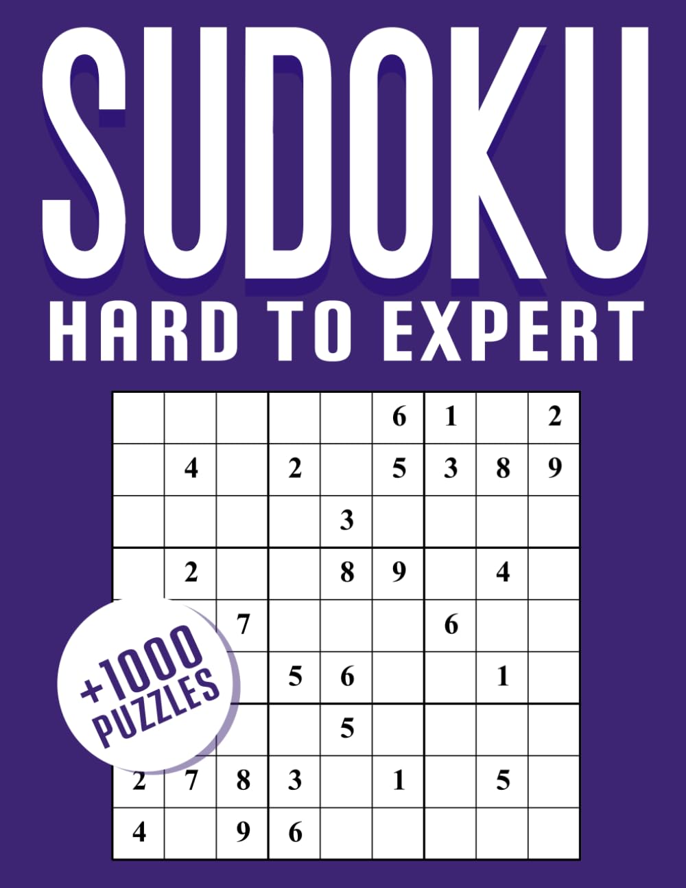 sudoku hard to expert: Huge Bargain Collection of 1000 Puzzles and ...