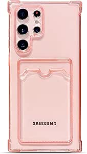Amazon.com: Tuokiou for Samsung Galaxy S25 Ultra Case,Clear Protective Card Slot,Slim Fit Drop ...