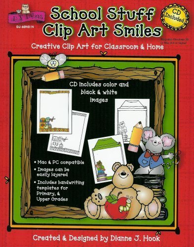 School Stuff Clip Art Smiles with CD-Rom (D.J. Inkers): Diane J. Hook ...