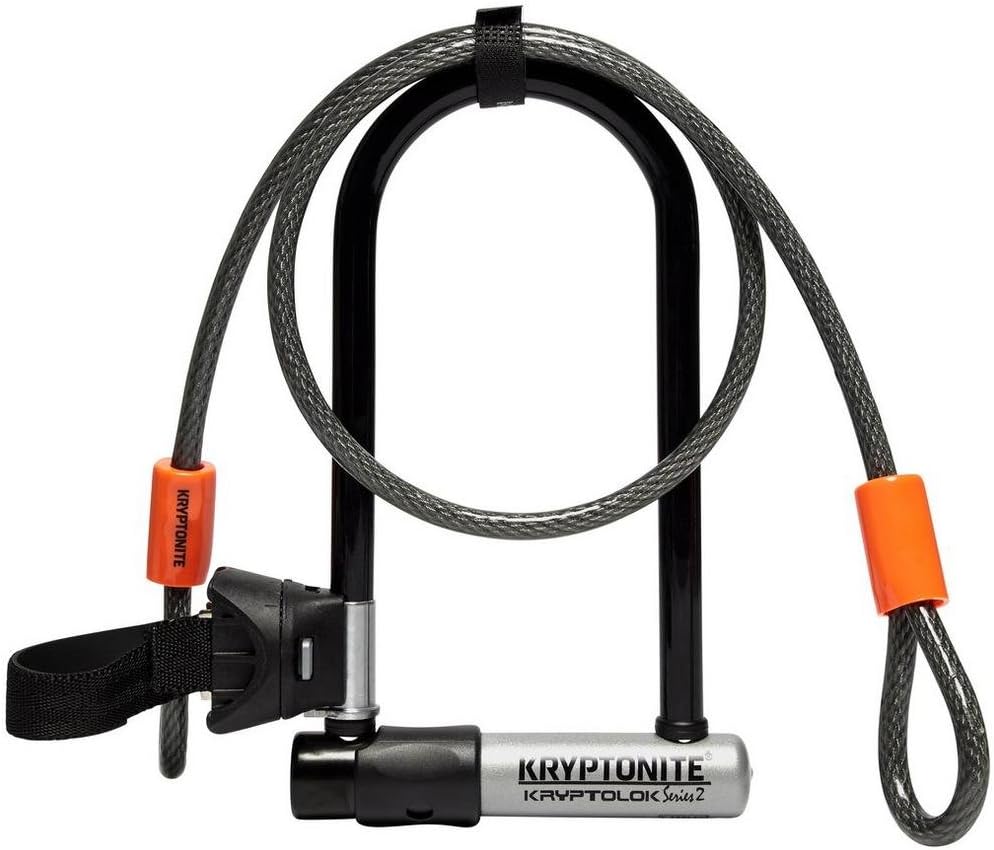 Kryptonite Kryptolok Series 2 Standard Bicycle U-Lock with Transit ...