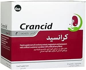 fas Crancid Cranberry Extract Supplement (30 Sachets) : Buy Online at ...