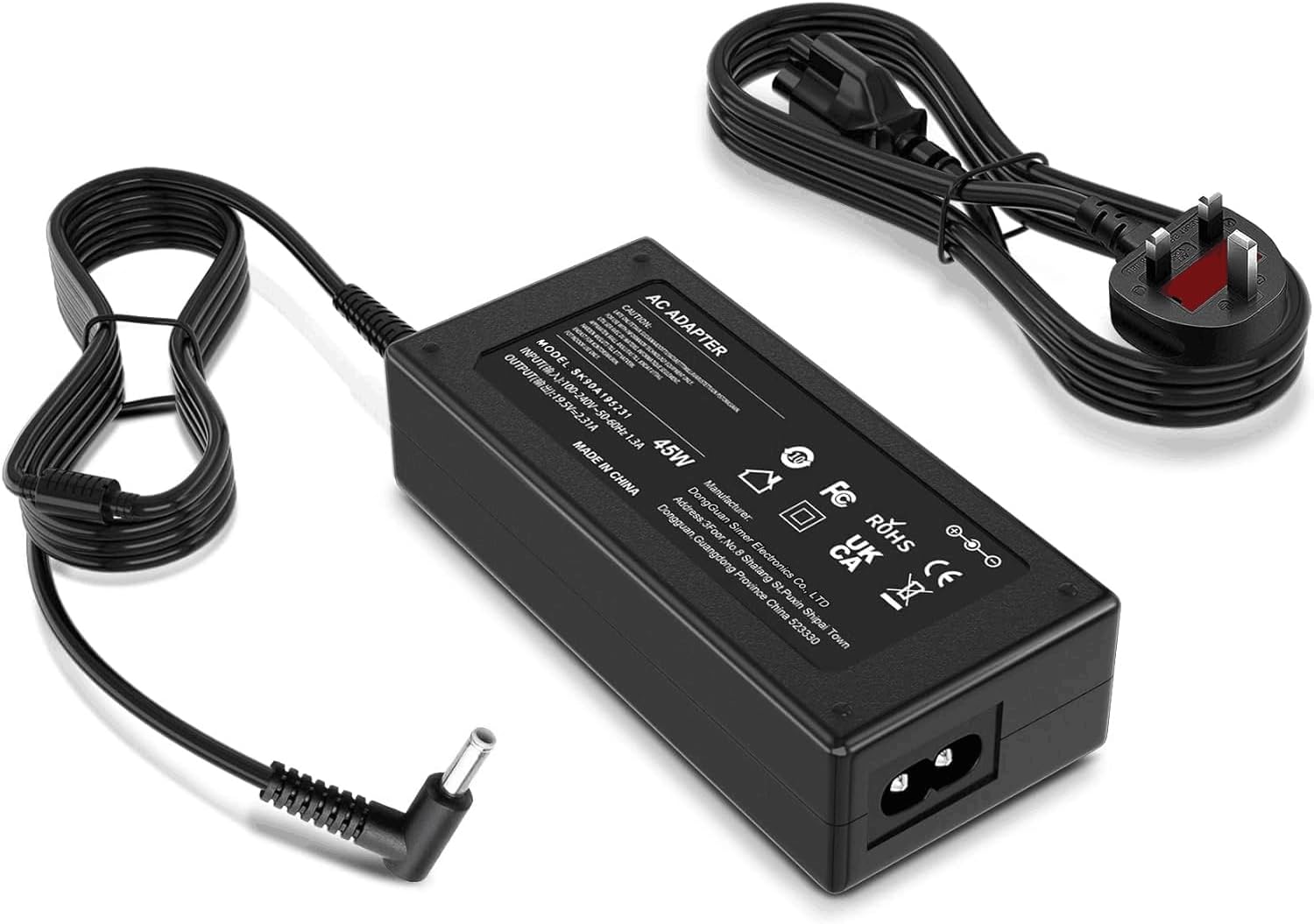 UK Replacement 12V 2A AC-DC Adaptor Charger for Geo GeoBook 1E ...