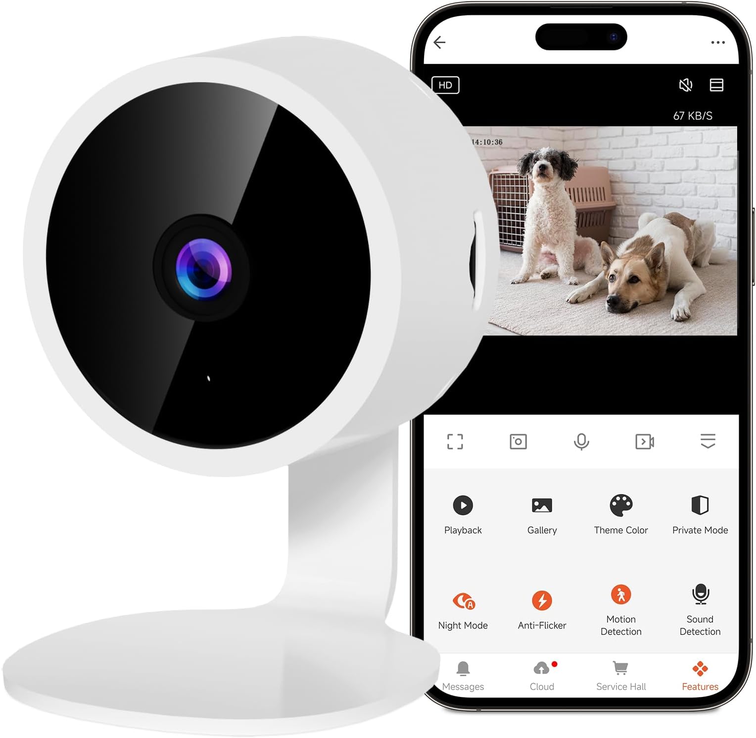 Amazon.com : litokam 5MP Indoor Security Camera, 5G/2.4G WiFi Home ...