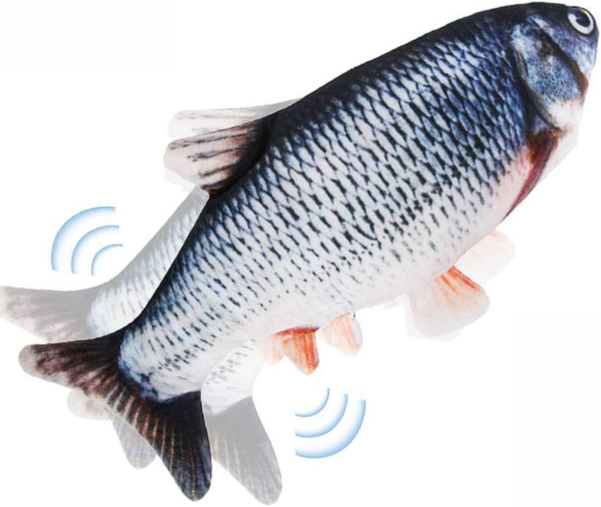 Cat Toys Fish for Indoor Cats - USB Floppy Fish Cat Dog Toy, Interactive Cat Toy with Catnip Bag ...