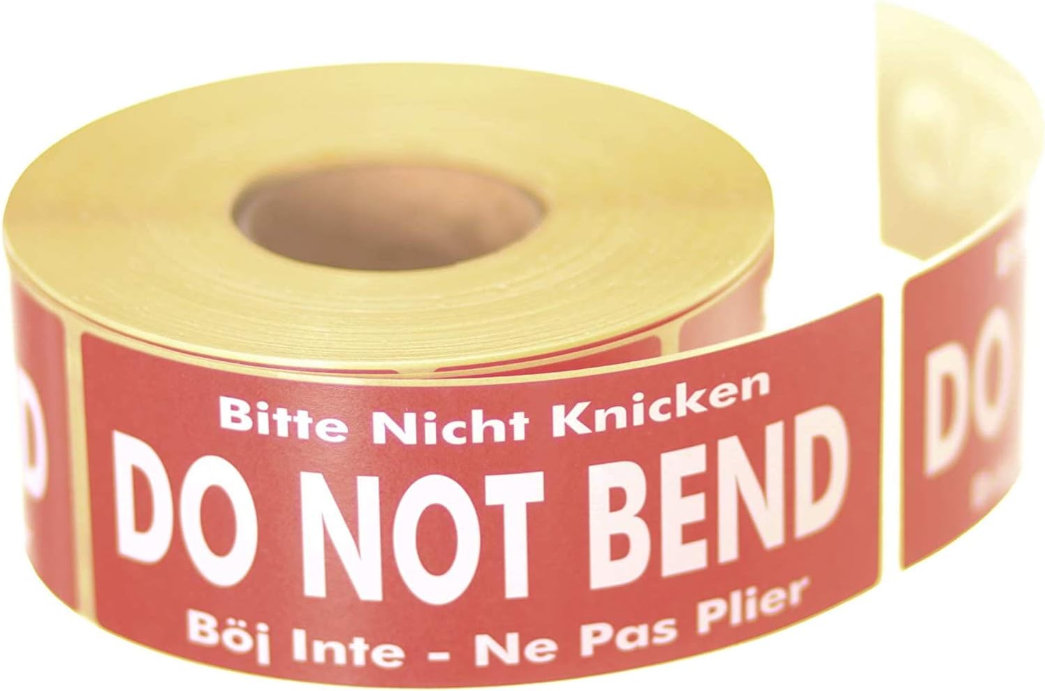 Label Planet® 500 “DO NOT Bend” Packaging Labels (1 Roll), Large ...