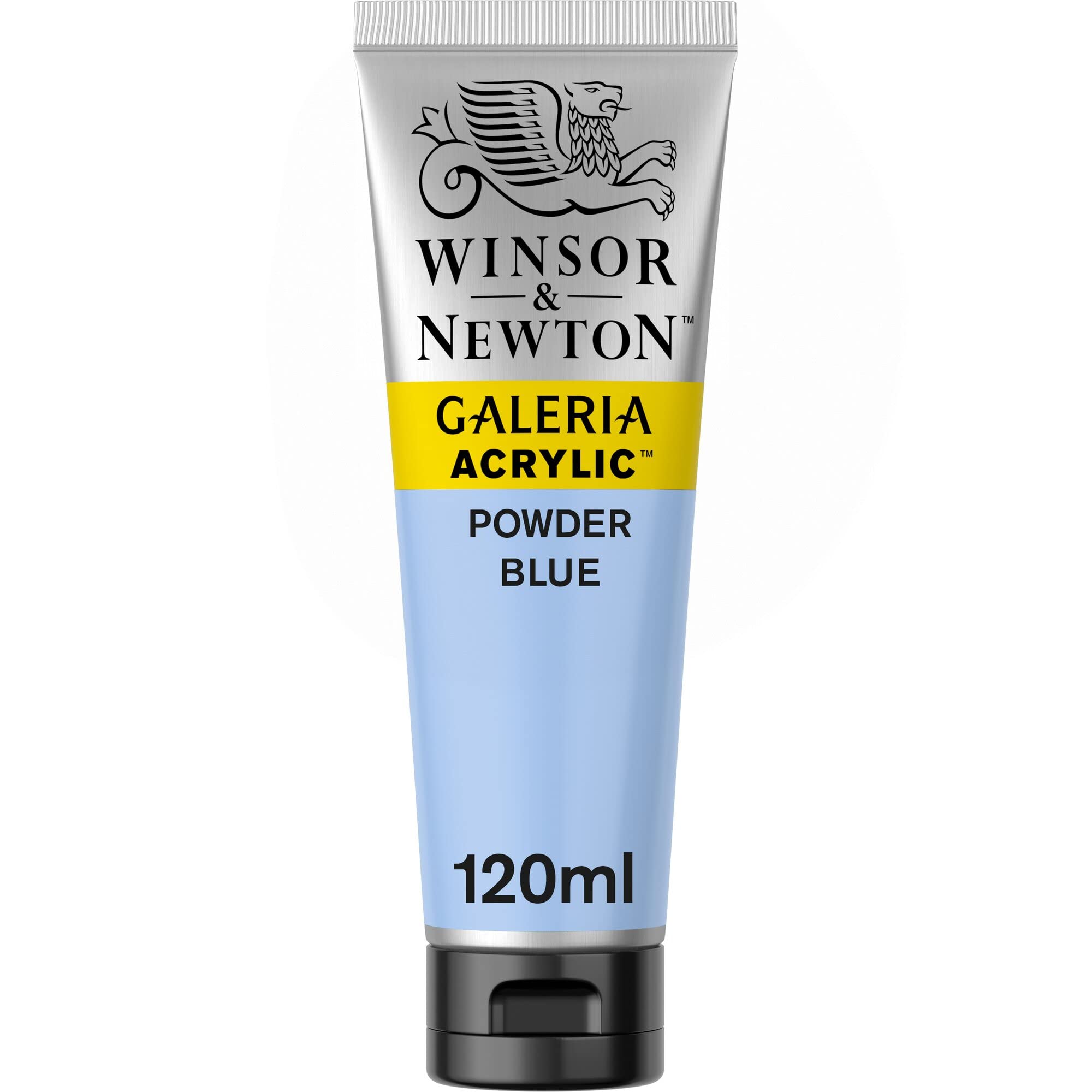 Winsor & Newton 120ml Galeria Acrylic Paint - Powder Blue : Amazon.co ...