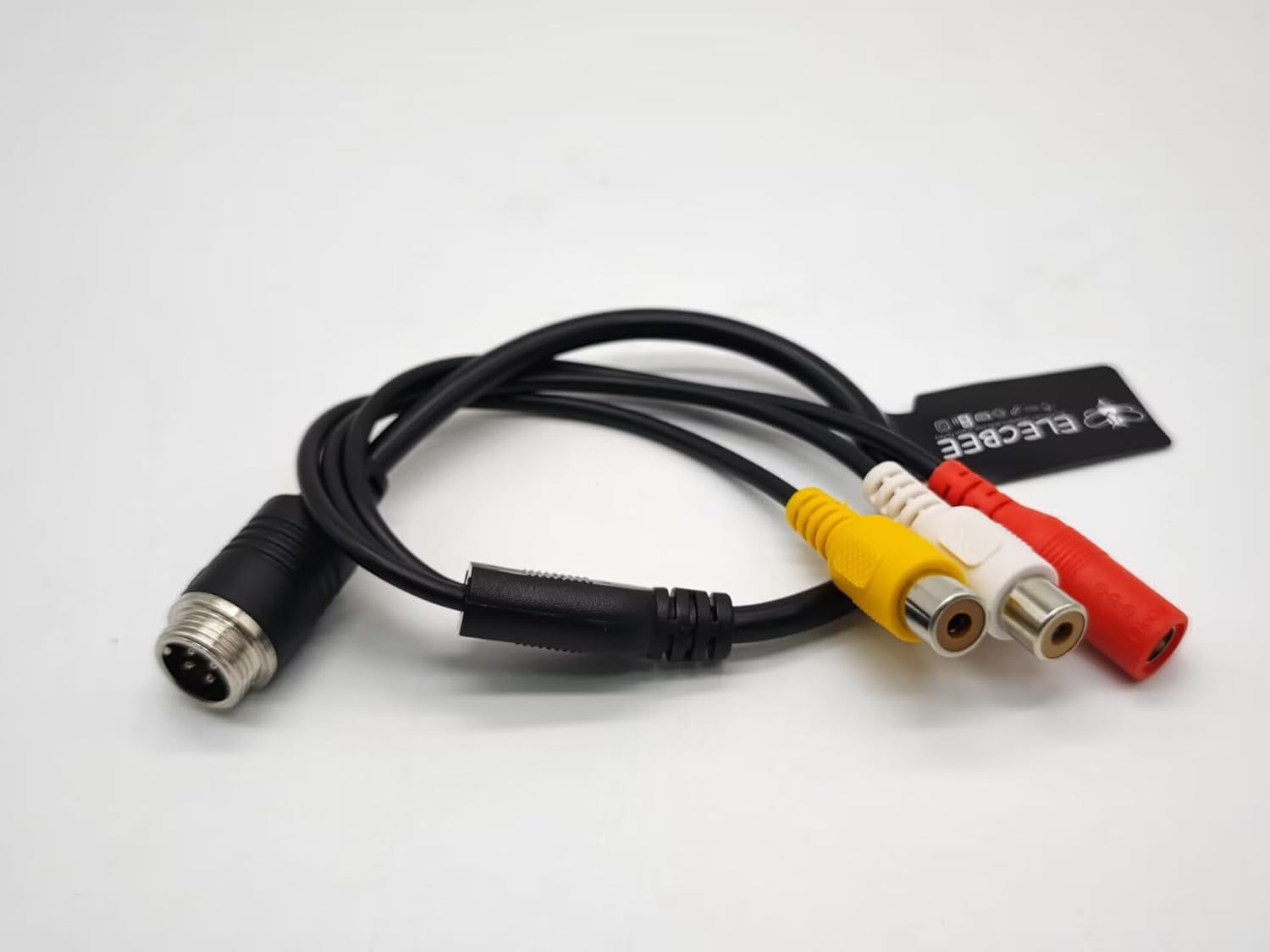 Amazon.com: Elecbee Conector GX12 4 Pin Male Air Plug Cable to RCA DC ...