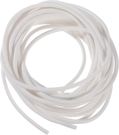 uxcell Silicone Foam Seal Strip, 3mm(0.12") Dia 5 Meters(16.41 Ft) Long ...