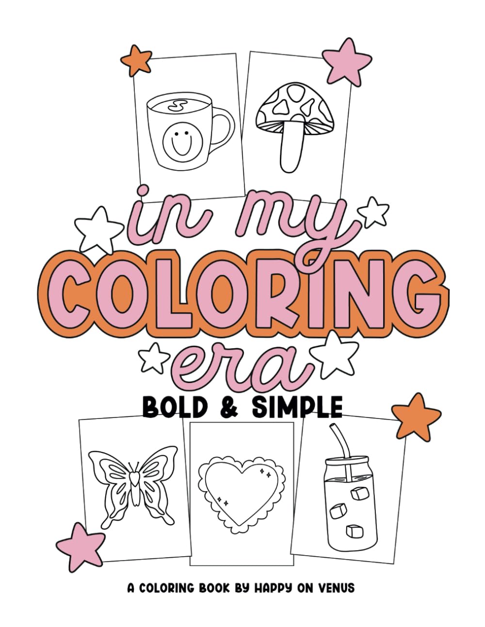 Bold and Easy Large Print Coloring Book "In My Coloring Era" - 36 ...