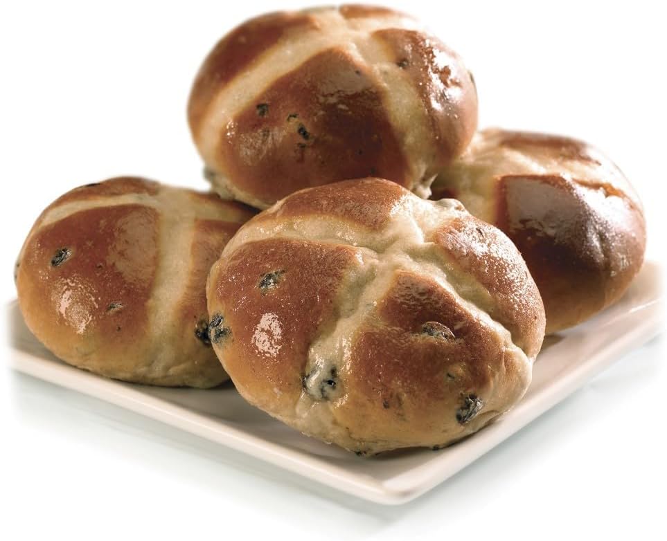 Greenhalgh's Hot Cross Bun 4 pack - A Box of 3 packets of Hot cross ...