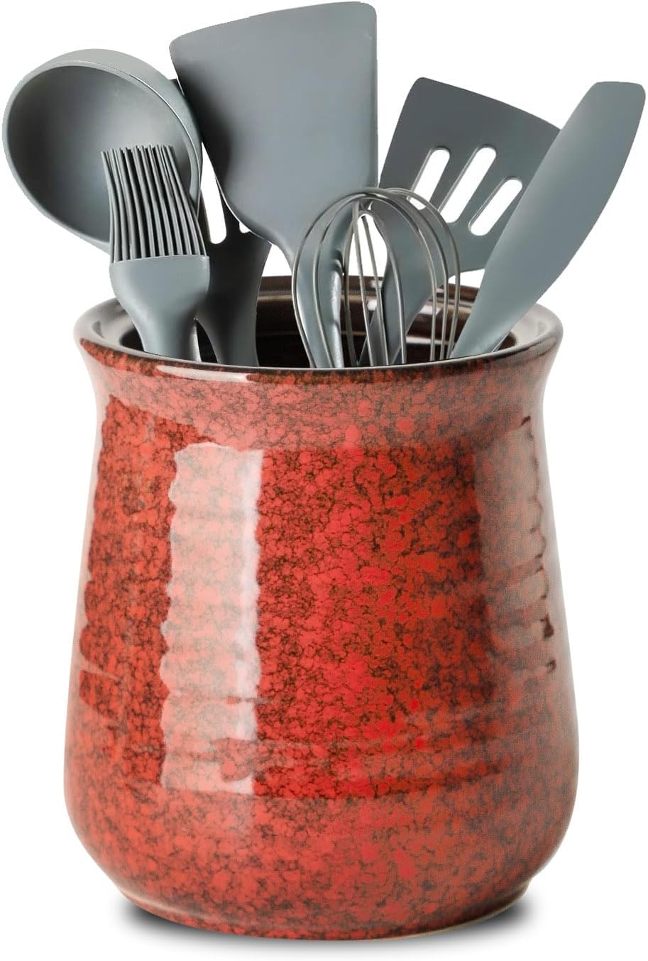 Amazon.com: Palais Essentials Ceramic Utensil Crock Utensil Holder ...