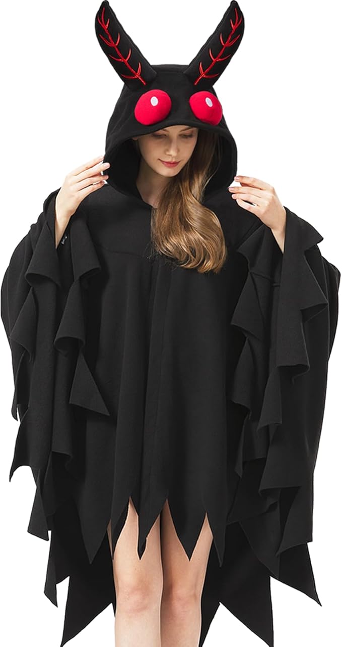 Amazon.com: AIYOUYIYA Mothman Costume Mothman Cosplay Hooded Blanket ...