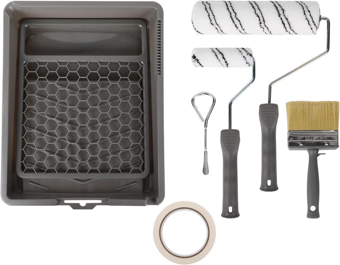 Amazon.com: Amazon Basics Paint Roller Kit - Includes Paint Roller ...