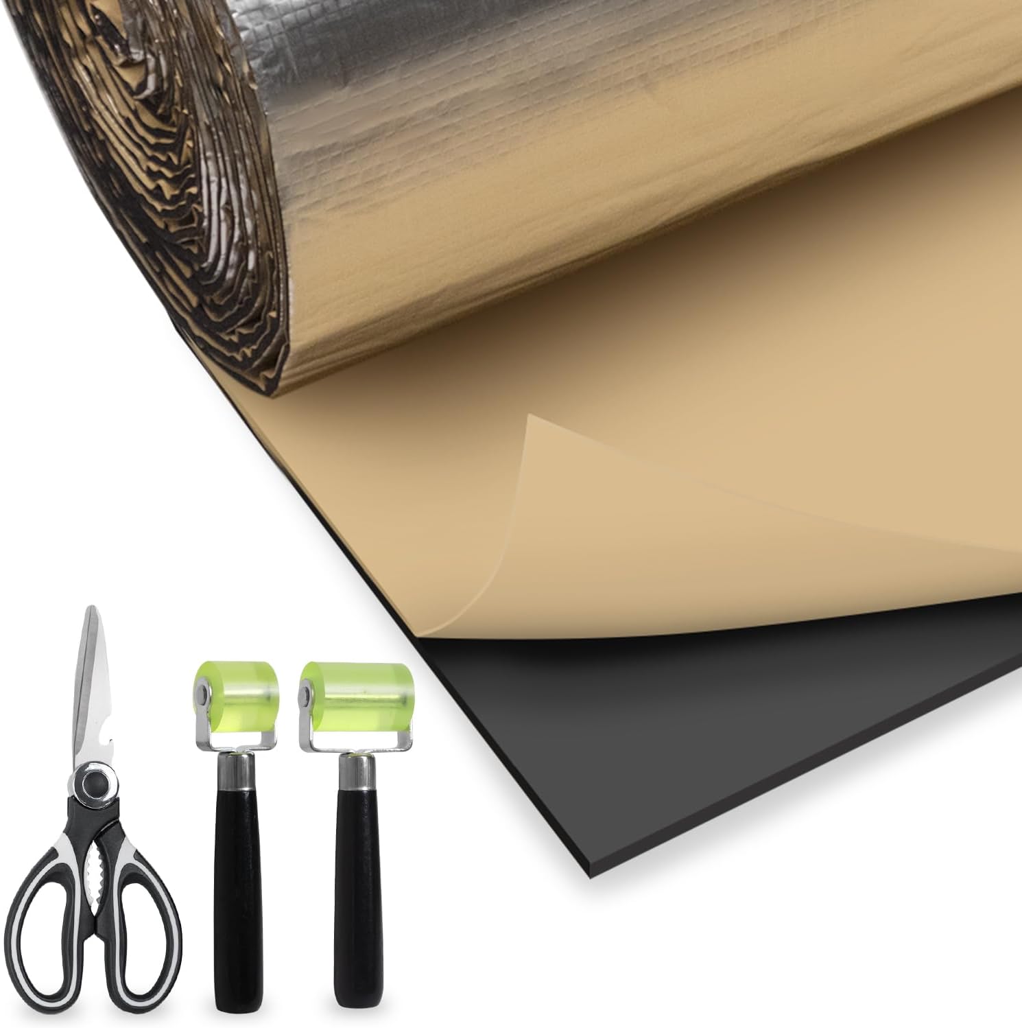 Amazon.com: 36 Sqft Sound Deading Material for Cars 157Mil(4MM) Thermal ...