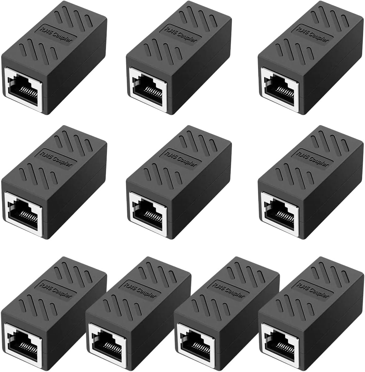 Amazon.com: PASOW RJ45 Coupler in-Line Coupler Cat7 Cat6 Cat5e Ethernet ...