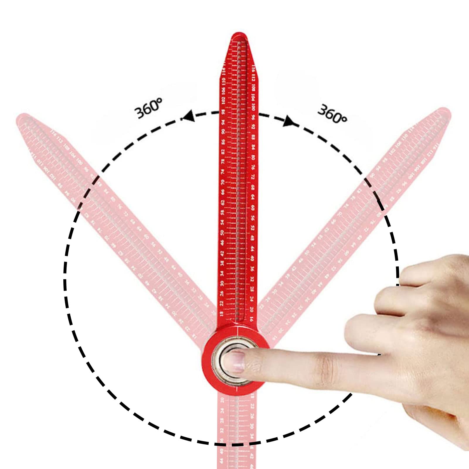 Snapklik.com : Woodworking Scribe Gauge, 360 Rotating Compass Scriber ...