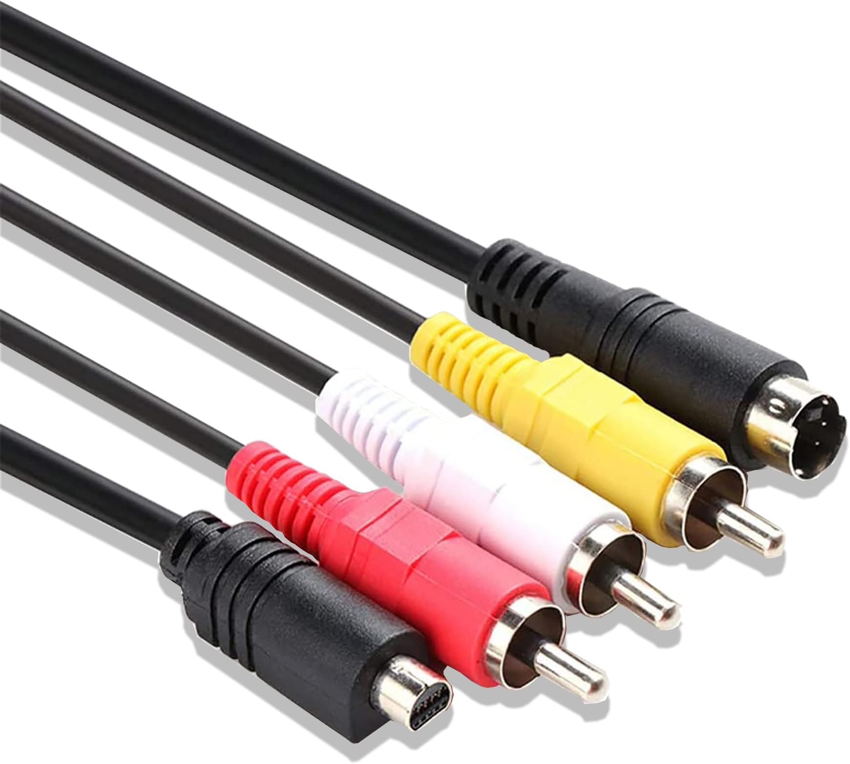 Amazon.com: New VMC-15FS A/V Audio Video S-Video to RCA Cable for Sony ...