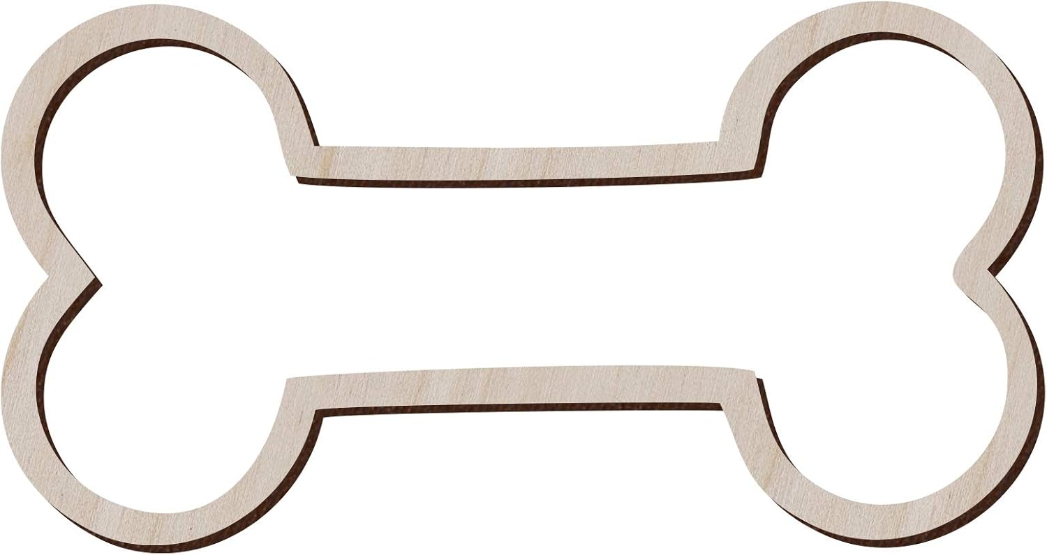 Set of 10 Wooden Dog Bone Shape For Crafts And Decoration - Laser Cut ...