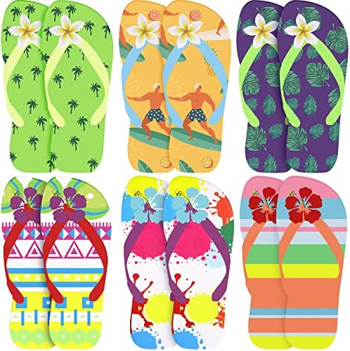 Amazon.com : 12 Pieces 360 Counts Flip Flop Notepads Tropical Fun ...