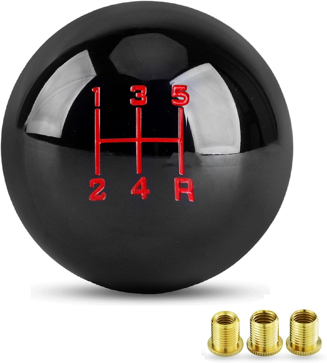 Amazon.com: 5 Speed Car Racing Gear Shift Shifter knob, Resin Polished ...