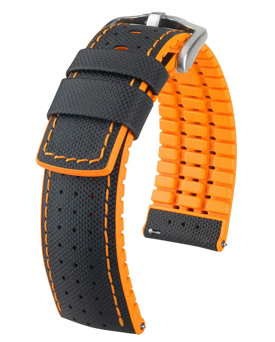 Hirsch Hhirsch Robby Calf Leather Watch Strap Performance Caoutchouc ...
