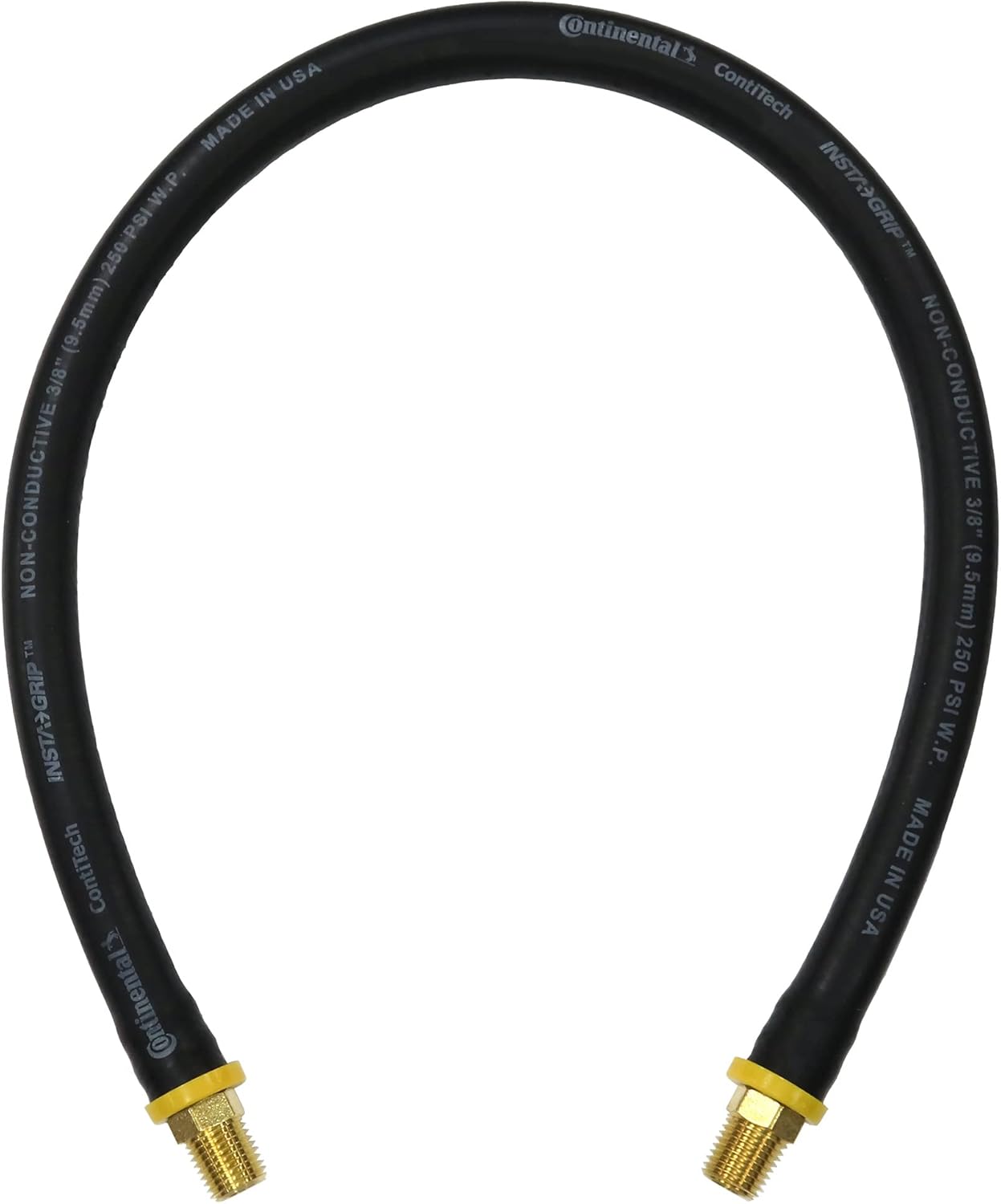 Short Air Compressor Hose: 1/4" Male NPT To 1/4" Male NPT Connections ...