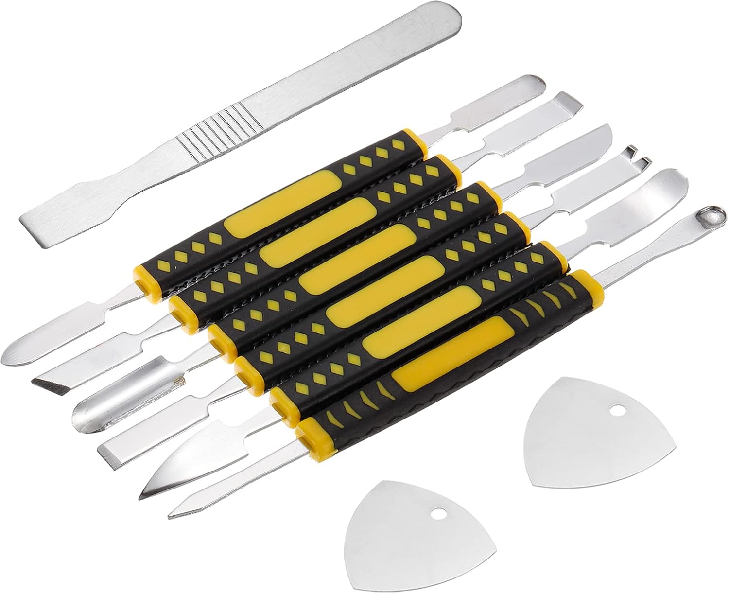 HARFINGTON 10pcs Pry Bar Metal Pry Bar Set, Stainless Steel Mini Pry ...