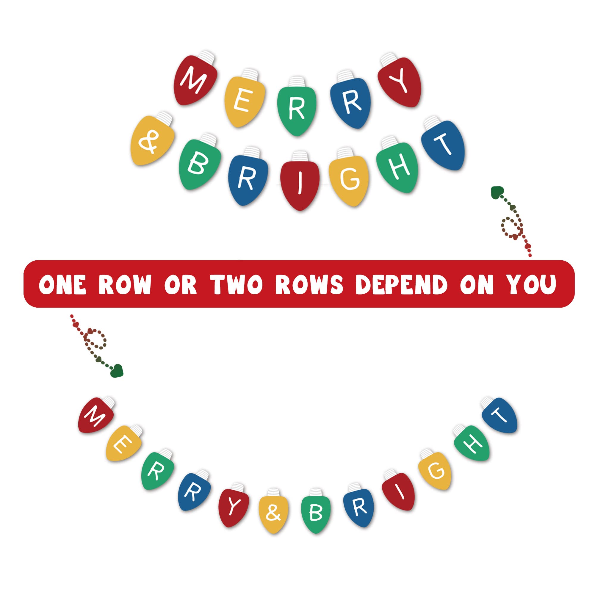 Merry And Bright Bunting