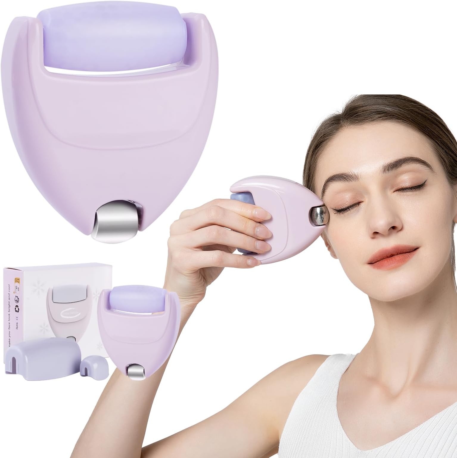 Amazon.com: RHOS Ice Roller for Face and Eye-Facial Ice Roller Skin ...