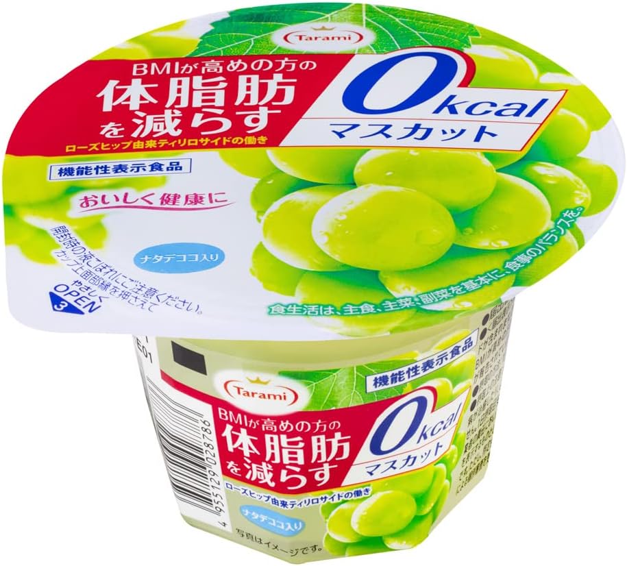 Amazon.co.jp: たらみ Tarami 体脂肪を減らす ゼリー マスカット 0kcal 225g × 6個 : 食品・飲料・お酒