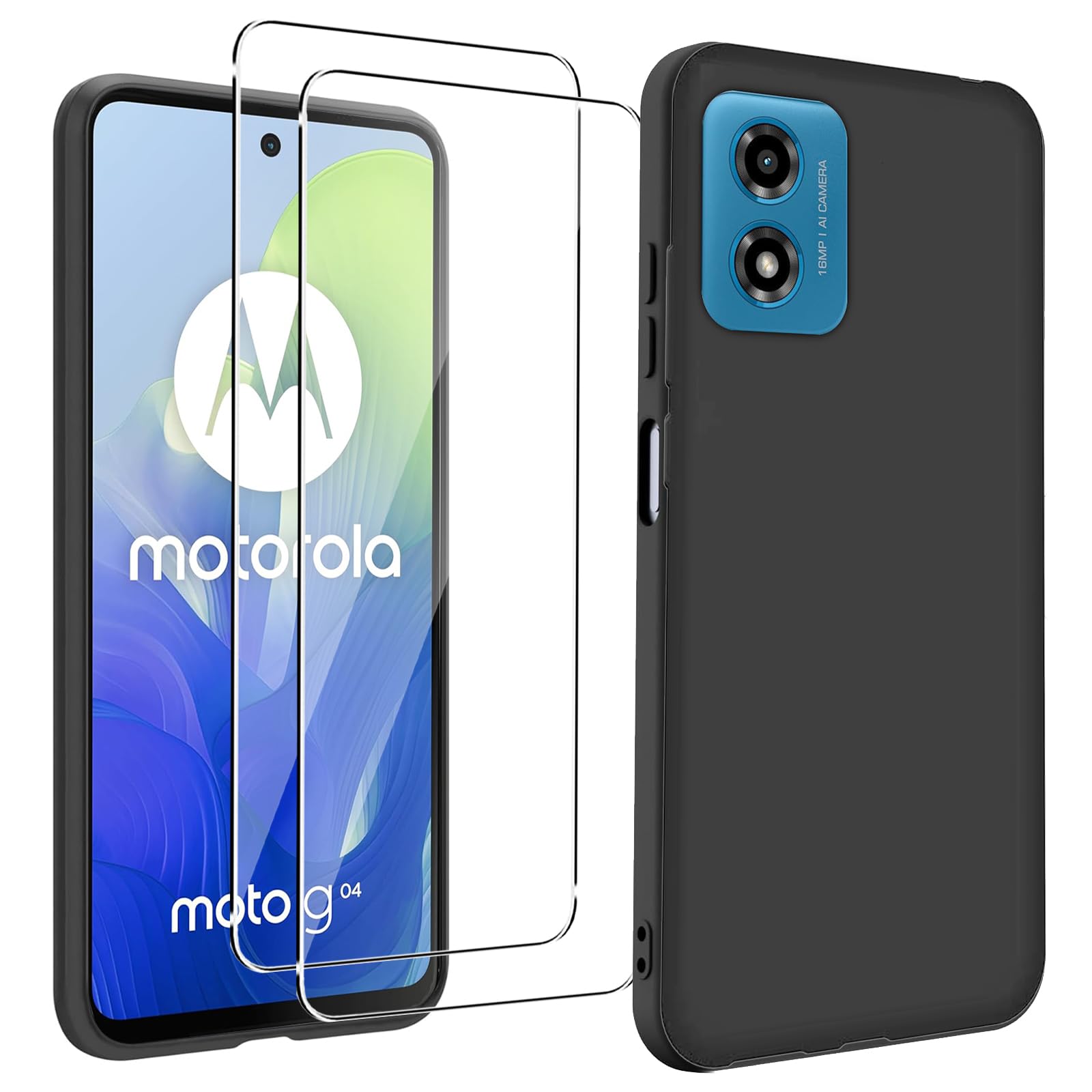 KZIOACSH Case for Motorola Moto E14 4G/G04/G24/G24 Power, Ultra Slim ...