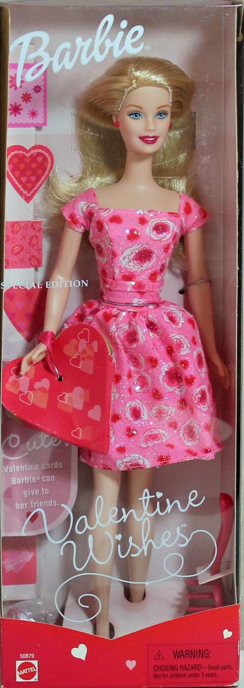 Amazon.com: Barbie Valentine Wishes Doll 2001 : Toys & Games