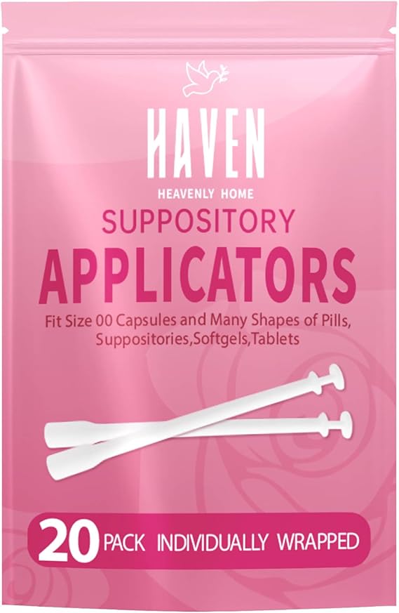 Haven Suppository Applicators - Individually Wrapped For Pills, Tablets ...