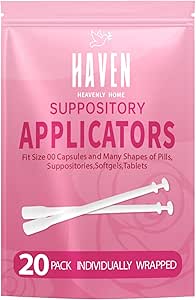 Haven Suppository Applicators - Individually Wrapped For Pills, Tablets ...