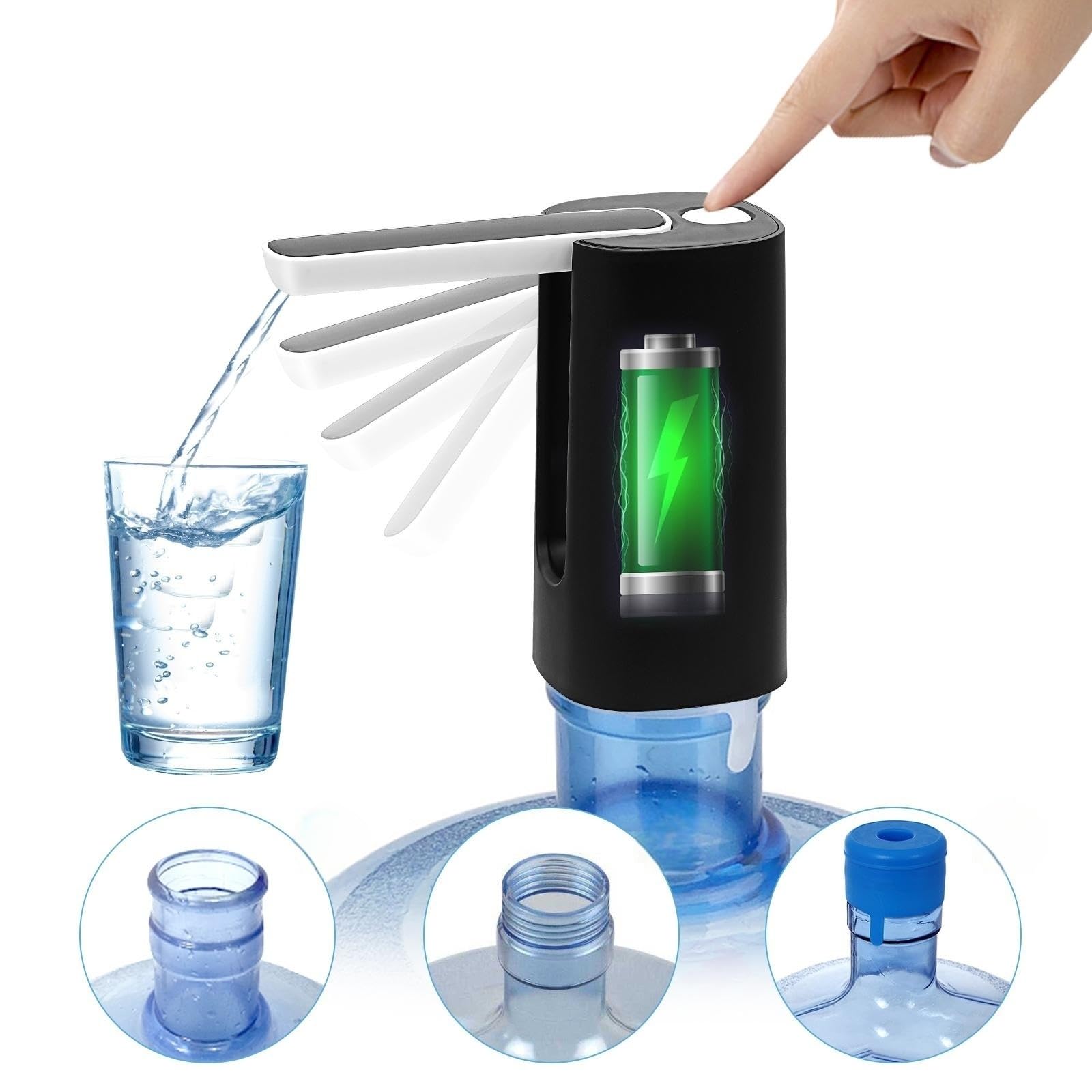 Amazon.com: 5 Gallon Water Pump Dispenser - Electric Water Bottle Pump ...