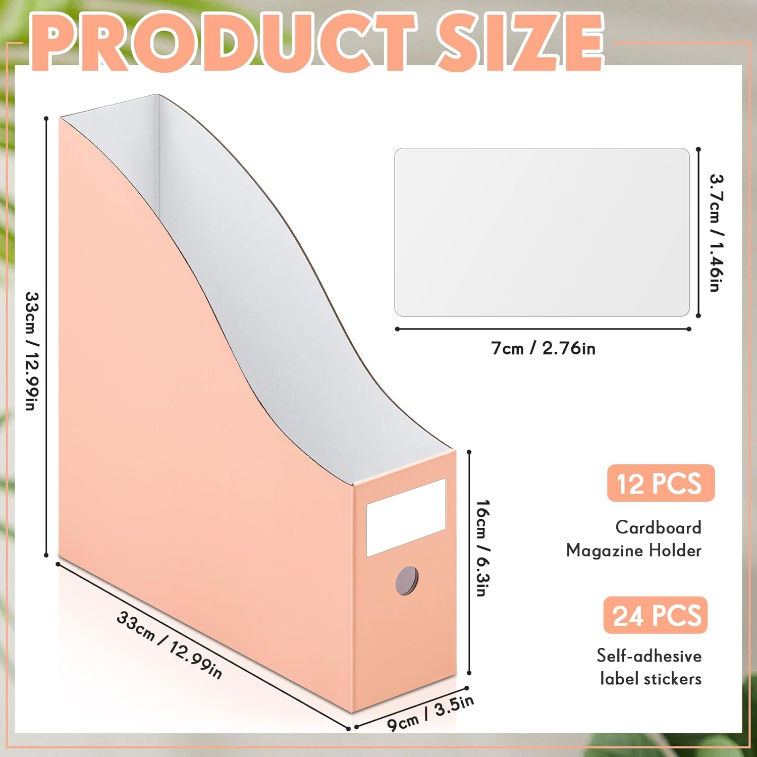 Thenshop 12 Pieces Cardboard Magazine File Holder 12 Philippines | Ubuy