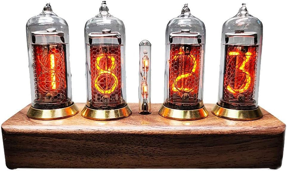Nixie Digital Tubes Clock, IN-14 Nixie Tubes, DIY Classic Retro Digital ...