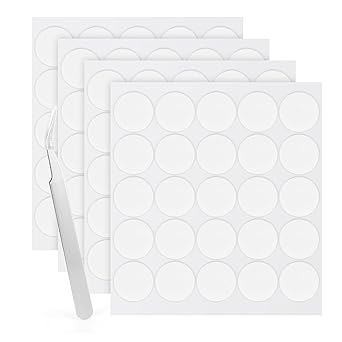 LLPT Double Sided Adhesive Dots | 100 PCS | 25MM | Round Removable Nano ...