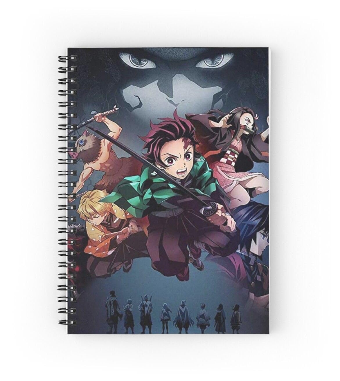 CRAFT MANIACS Demon Slayer Tanjiro Kamado Flying A5 Sized Ruled 120 ...